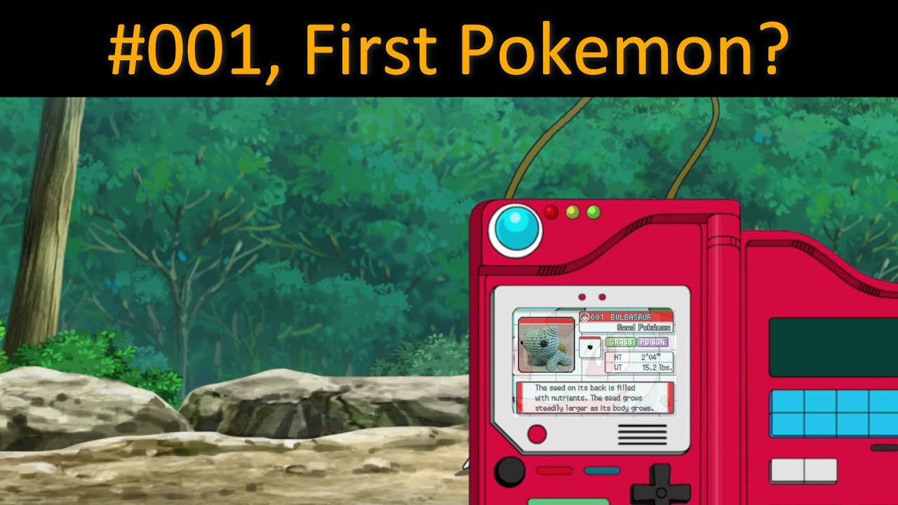 What was the FIRST POKEMON ever created? - YouTube