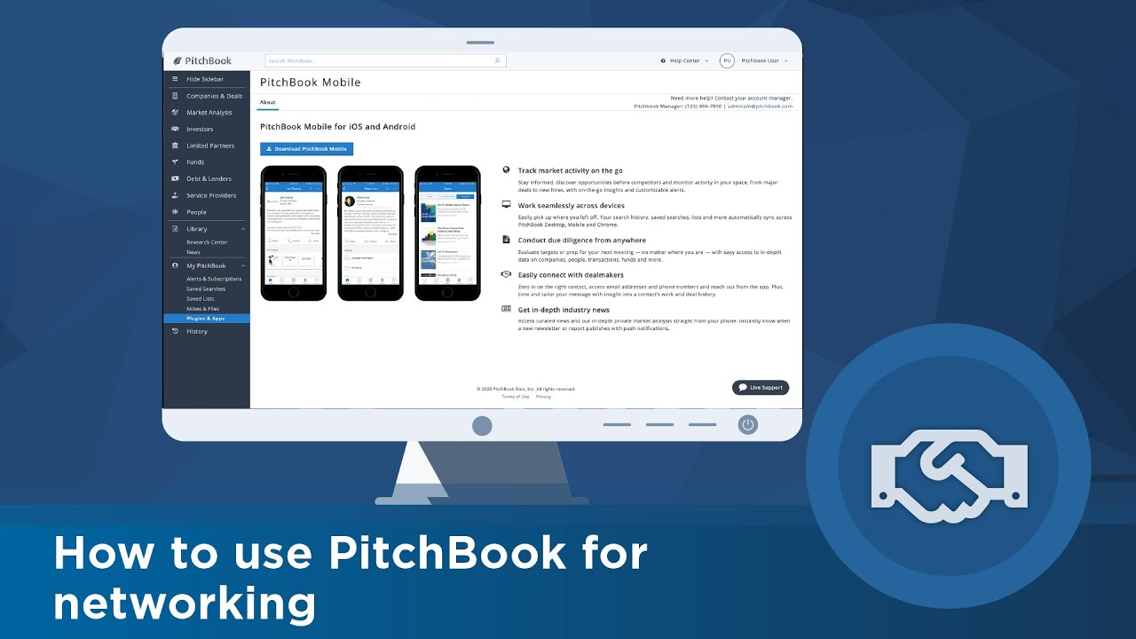 How to use PitchBook for networking - YouTube