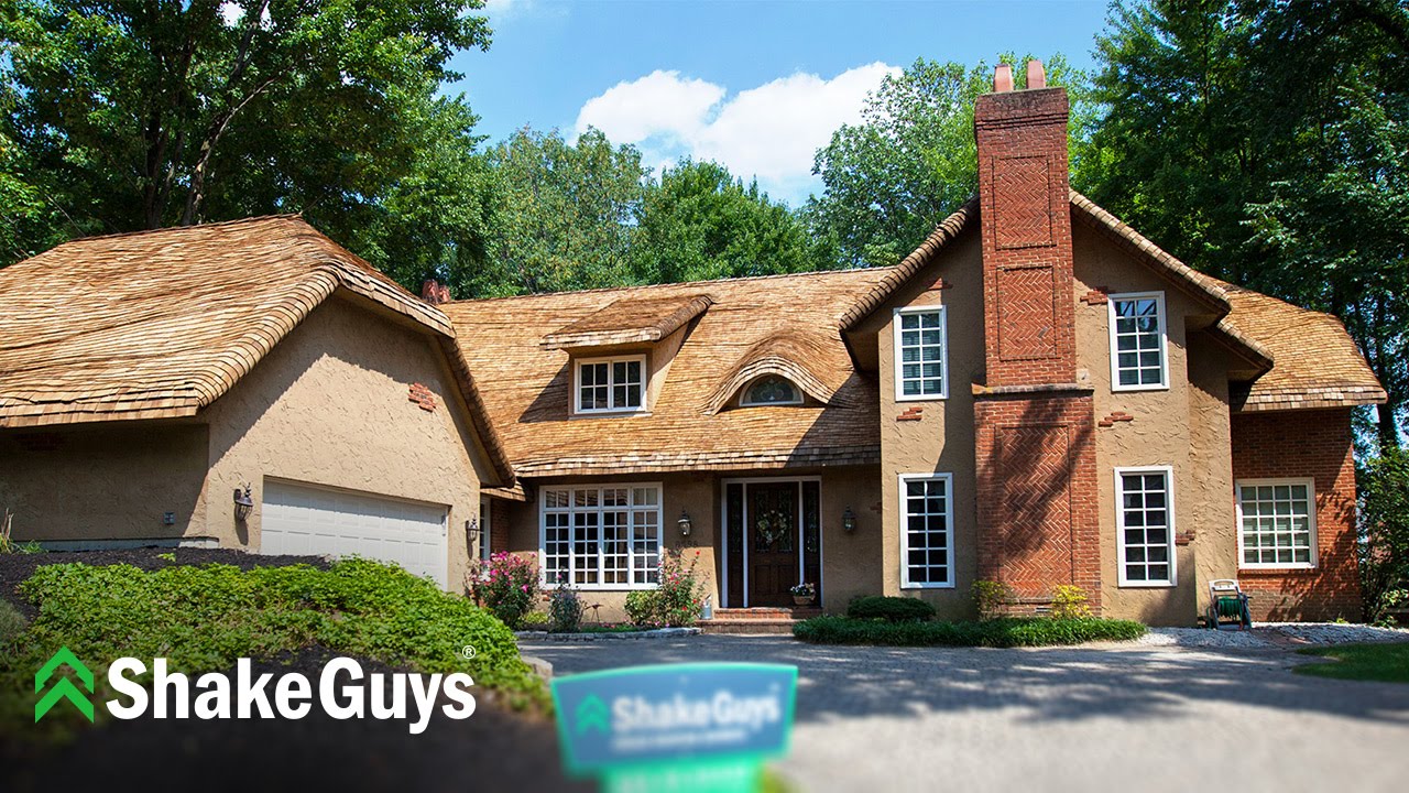 Steam Bent Cedar Shake Roof by Shake Guys - YouTube