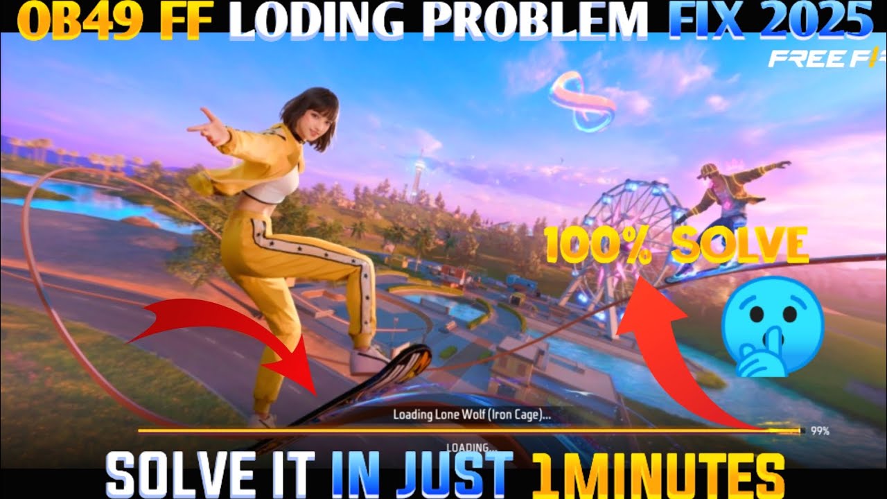 Free Fire Loading Problem Solve 2025| Free Fire match loading Problem | Free Fire Loading ...