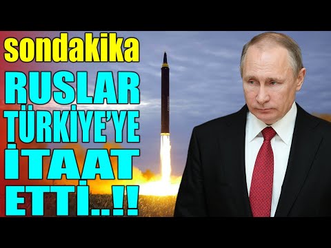 #sondakika RUSLAR TÜRKİYE’YE İTAAT ETTİ..!! DÜNYA ŞOK OLDU..!!