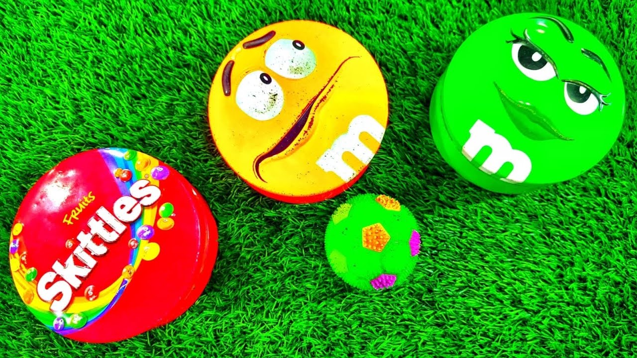 Satisfying🌟video|New 3M&M chocolate box unboxing &Mixing candy🍬with ...