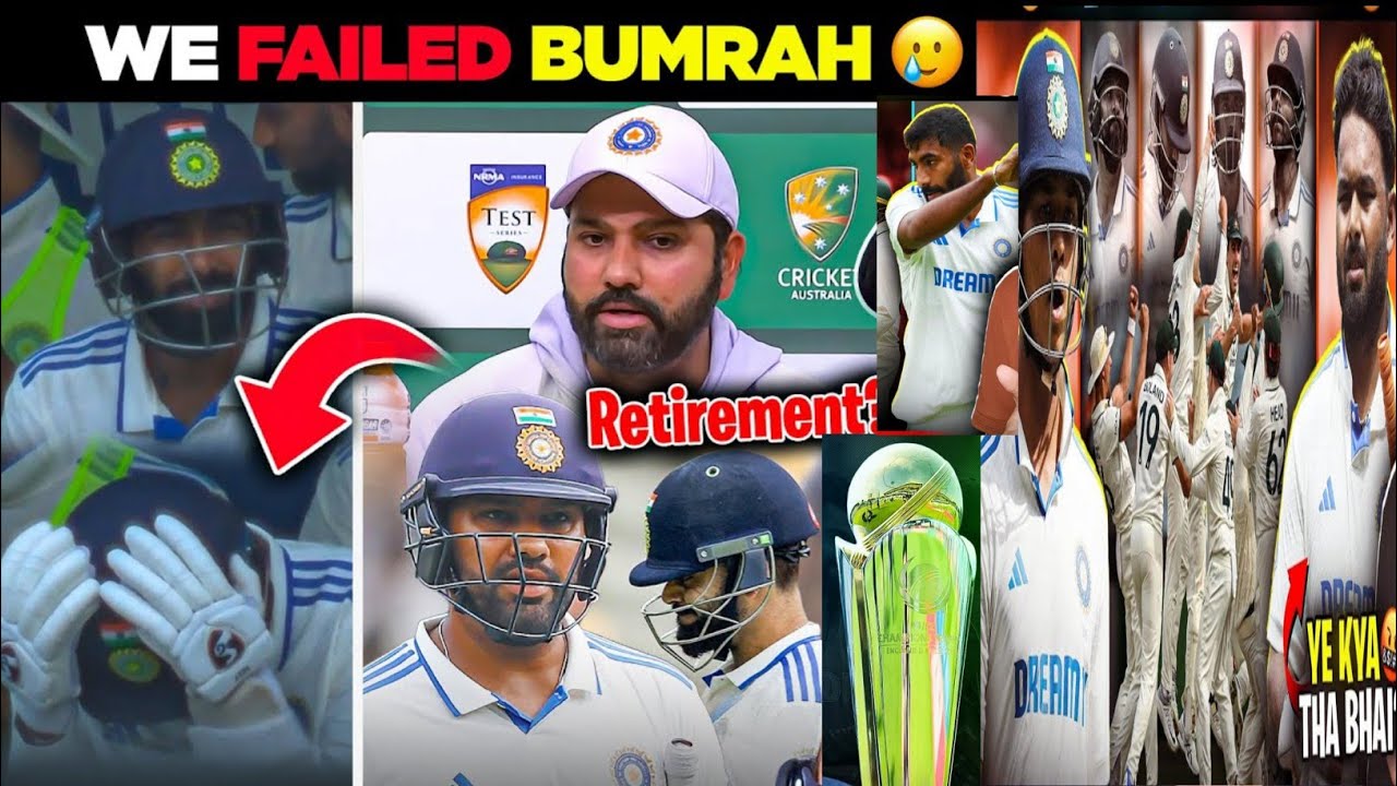 DISASTER! Bumrah Fights ALONE 💔 | Rohit & Kohli FAIL AGAIN! 😡 | IND vs AUS - YouTube