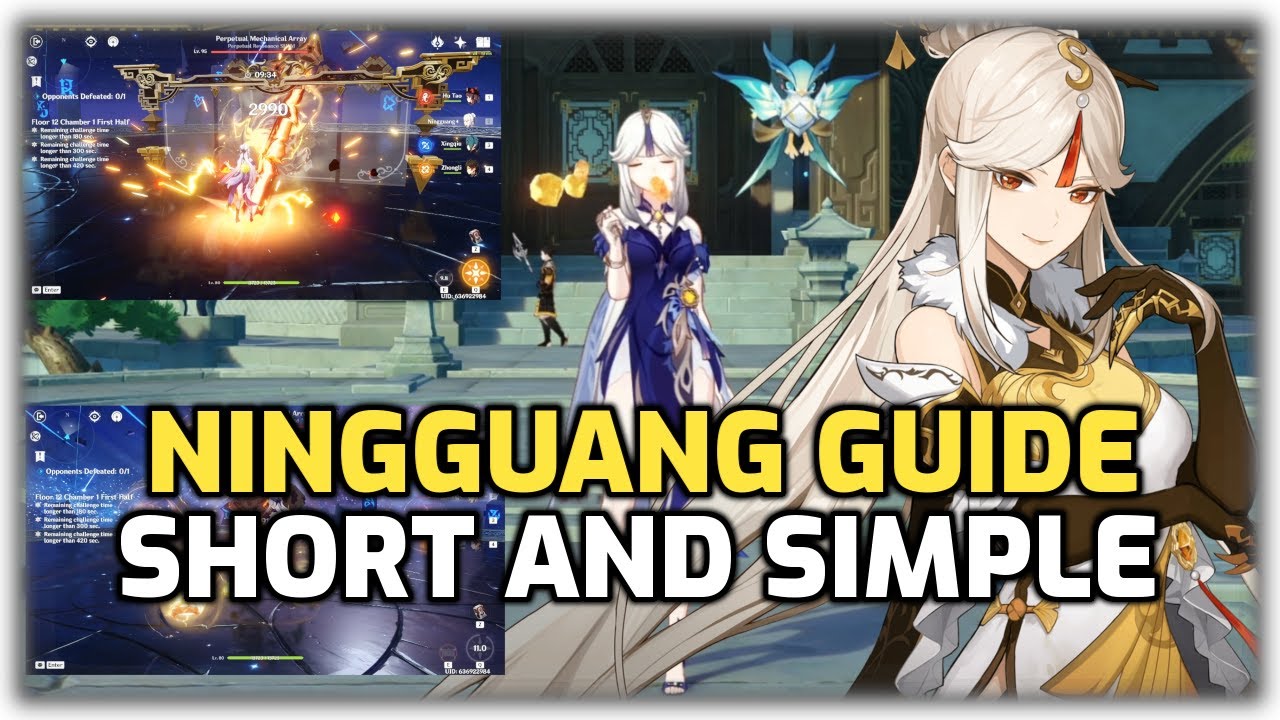 Ningguang Guide - Short and Simple - YouTube