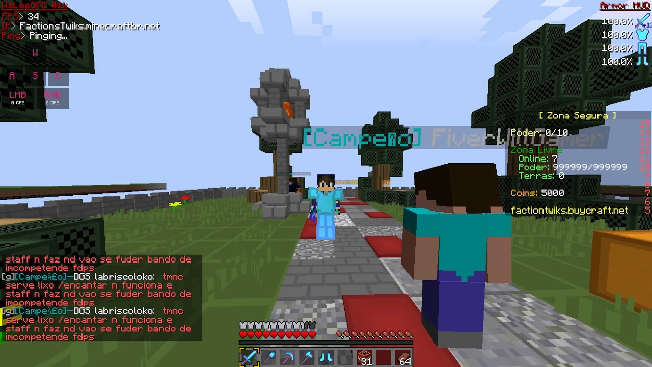 SERVER DE FACTIONS VIP FREE (DIVULGANDO SERVERS #5) - YouTube