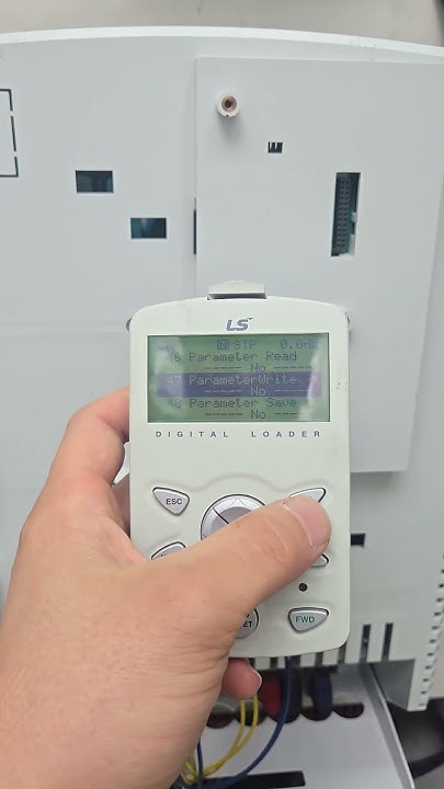 #How to write Inverter parameter Ls iS7 #인버터 Ls is7 파라메타 쓰기방법 - YouTube
