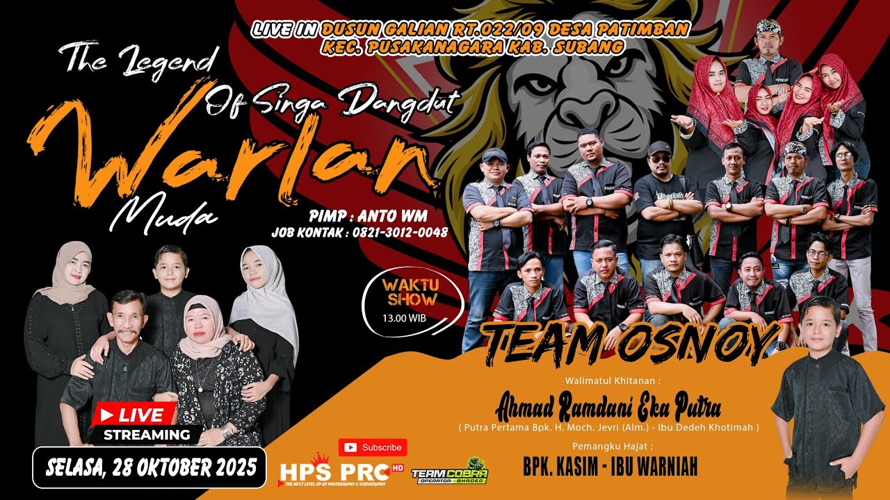 🔴LIVE NGARAK THE LEGEND OF PANTURA " WARLAN MUDA " SELASA, 28 OKTOBER ...