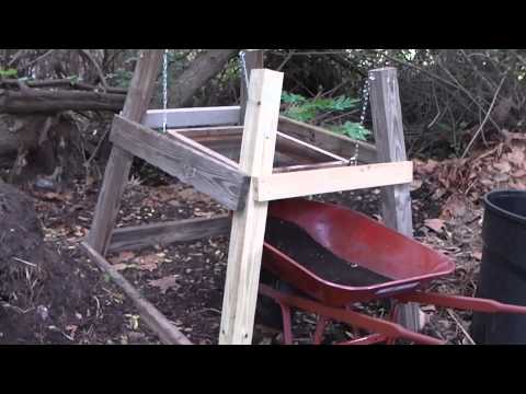 How to build a compost sifter - YouTube