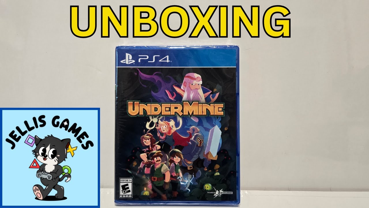 UNBOXING UnderMine (Limited Run Games #474) for PS4 - YouTube