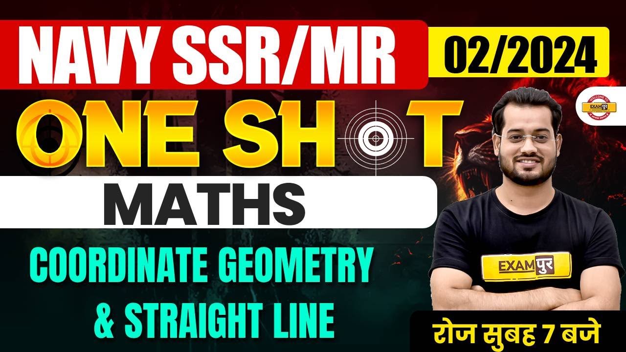 NAVY SSR (02/2024) | MATHS | ONE SHOT | Coordinate geometry & Straight ...