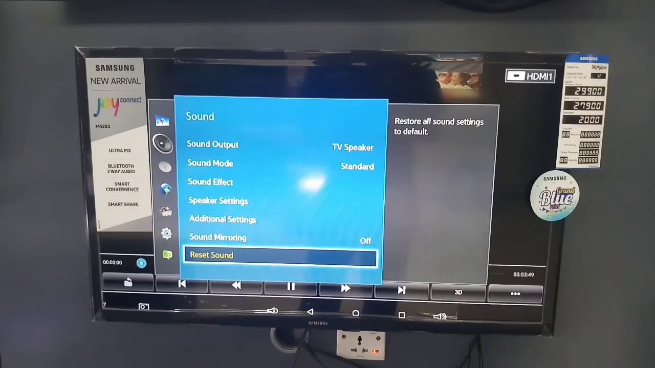 Samsung LED TV Joy concert 32M4200 - YouTube