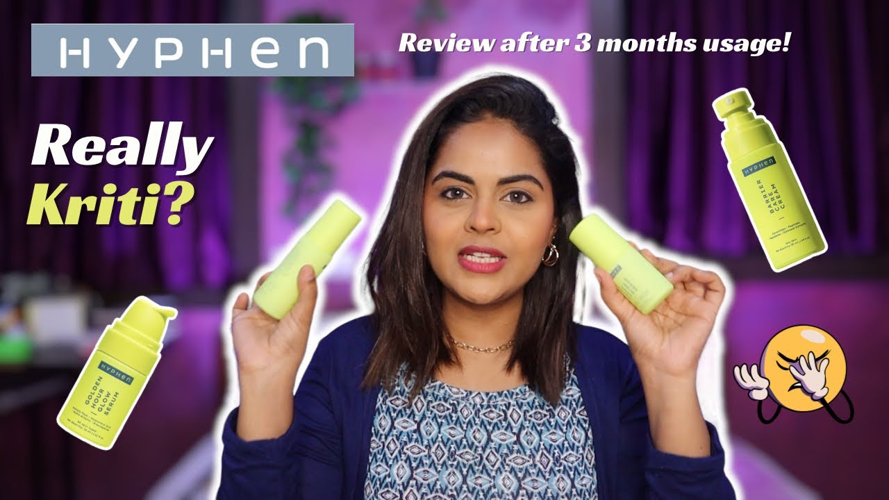 I used Hyphen skincare products for 3 months and it did this to my skin ...