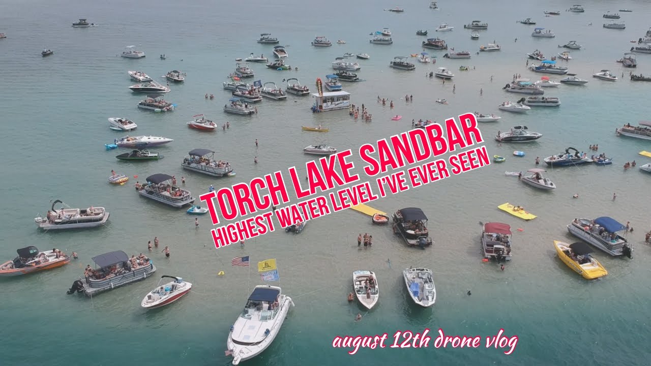 Torch Lake Water Level SO HIGH! Drone Vlog - Thursday August - YouTube