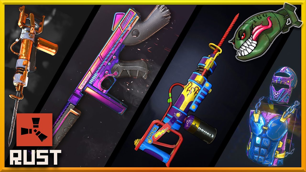 Rust Top Skins | Big Week, New Skinable Jackhammers! #125 9Rust (Skin ...