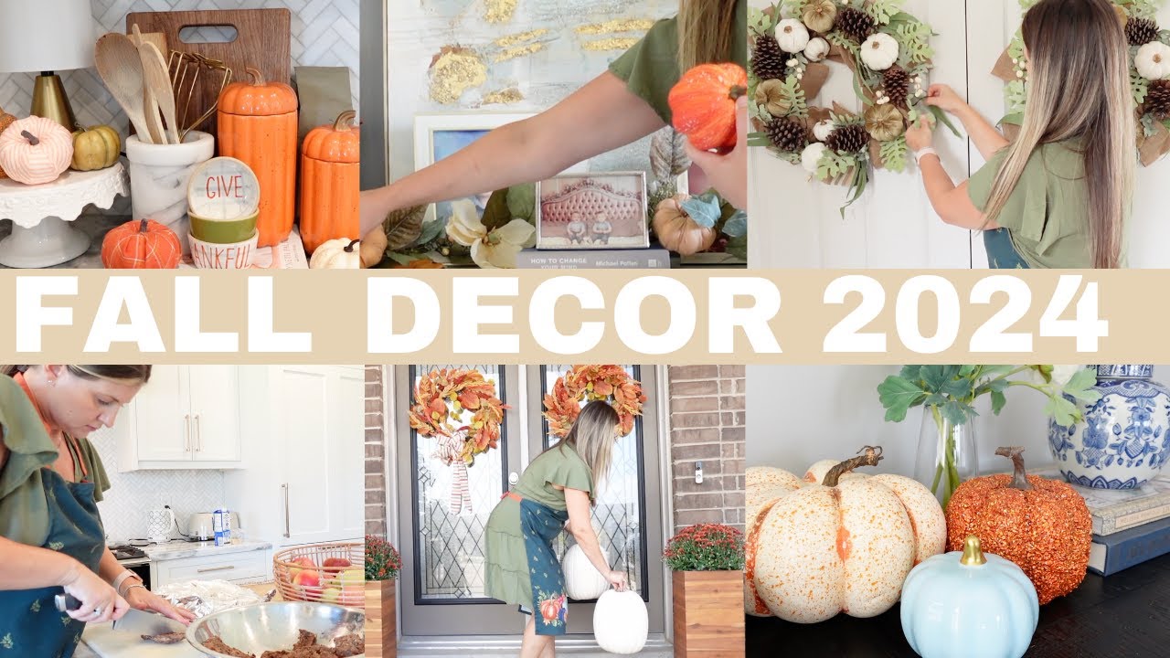 *NEW 2024* FALL DECORATE & COOK WITH ME | Simple Fall Decorating - YouTube