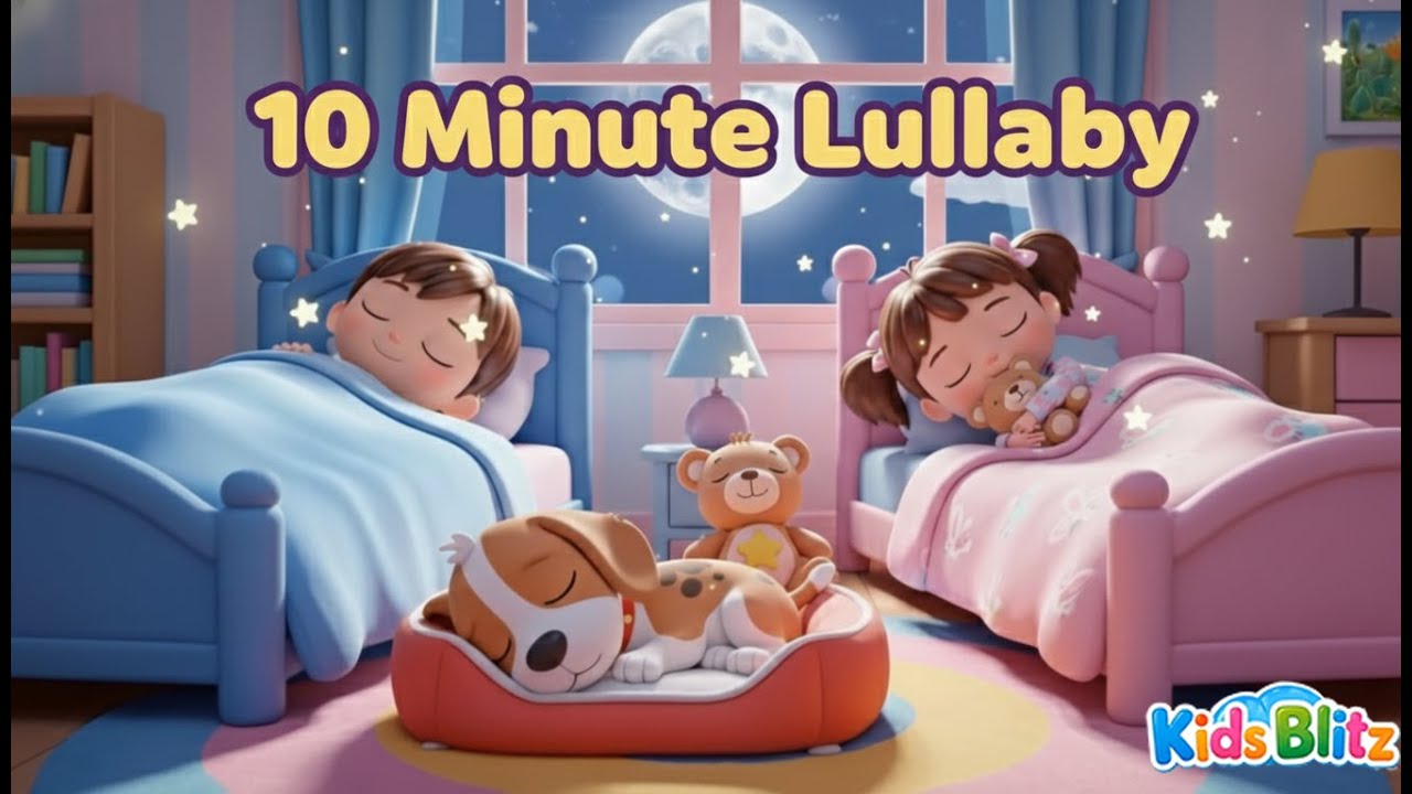 Goodnight Song for Kids to Sleep | 10 Minute Bedtime Lullaby | Kids ...