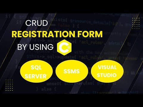 CRUD Registration Form by Using C#/Sharp (University Based Project ...