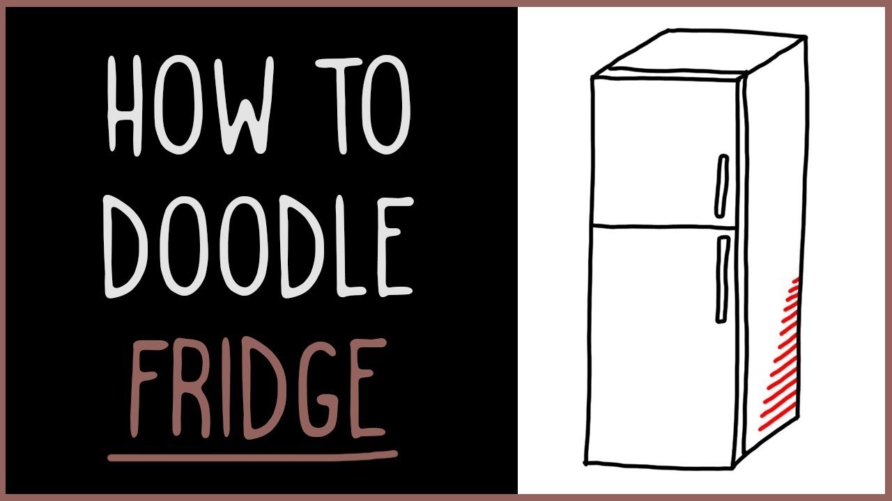 How to draw FRIDGE | Drawing for Kids | Learning Videos for Children ...