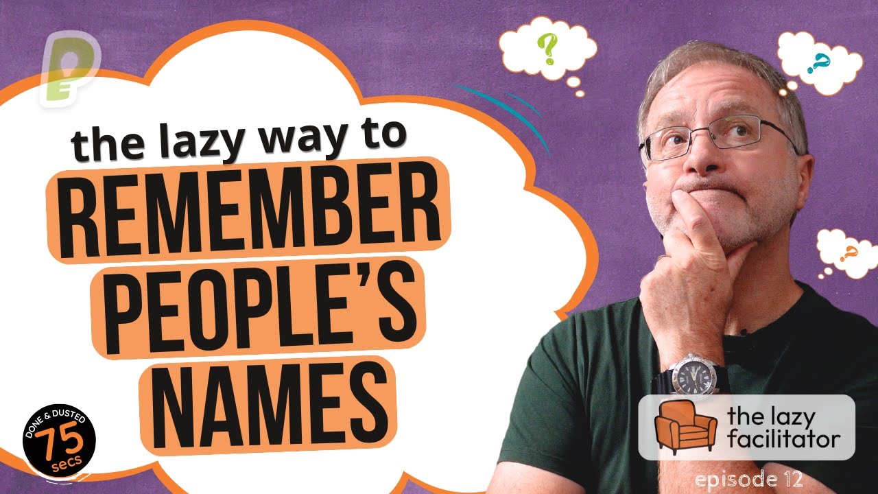 The LAZY WAY to REMEMBER People's Names | playmeo - YouTube