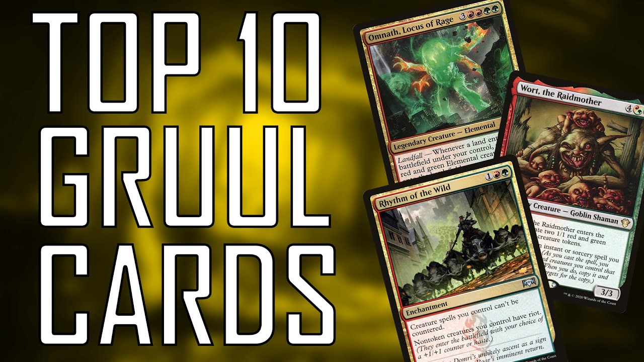 Top Ten Gruul Commander Cards - YouTube
