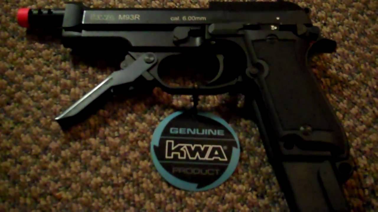 KWA M93r NS2 Airsoft Gun Review - YouTube