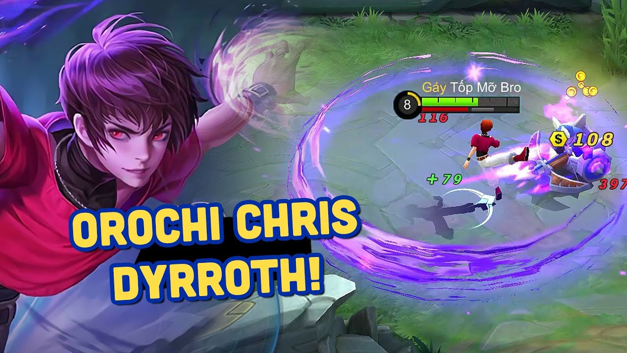 MLBB DYRROTH OROCHI CHRIS: LEO RANK MÀ CỨ TƯỞNG ĐÁNH HỖN CHIẾN!? | Tốp ...
