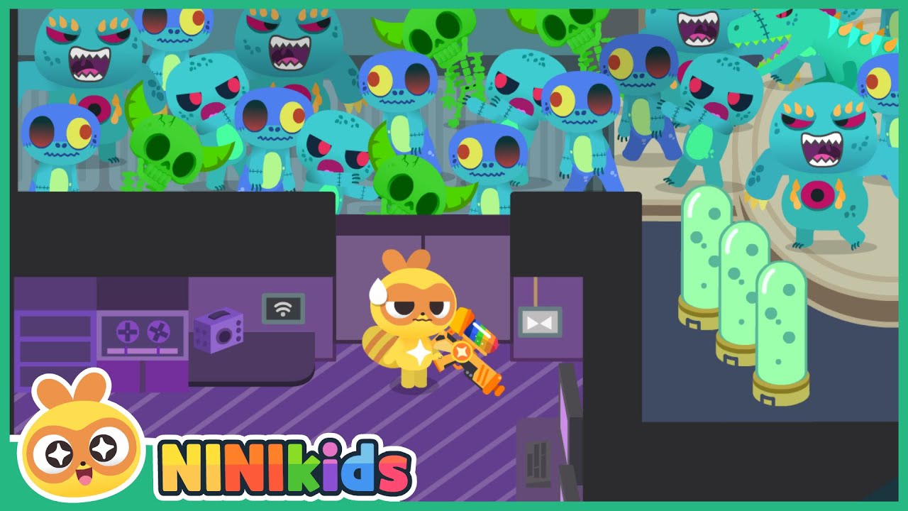 Treasure Hunt Game | Tyranno Turned into a Robot | Zombie Combat ...