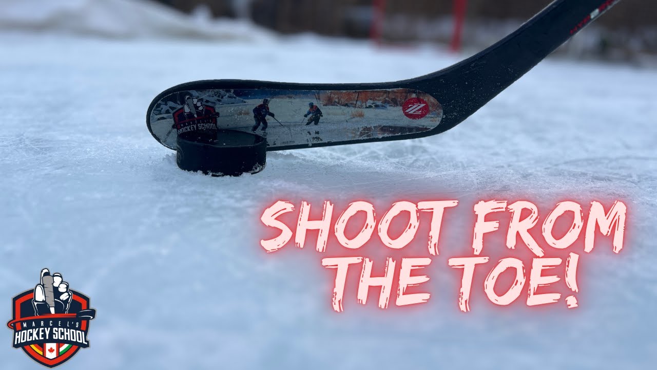 Hockey Skills: Shoot from the Toe! - YouTube