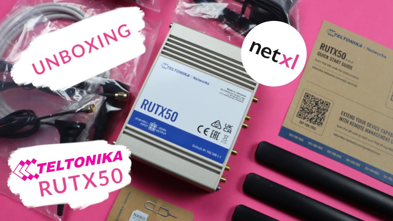 TELTONIKA RUTX50 UNBOXING! - YouTube