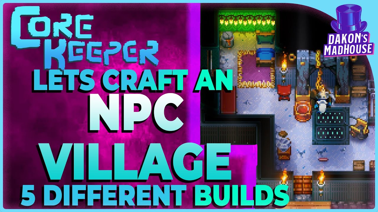 Let's Build an NPC Village Together | Core Keeper 1.1 - YouTube