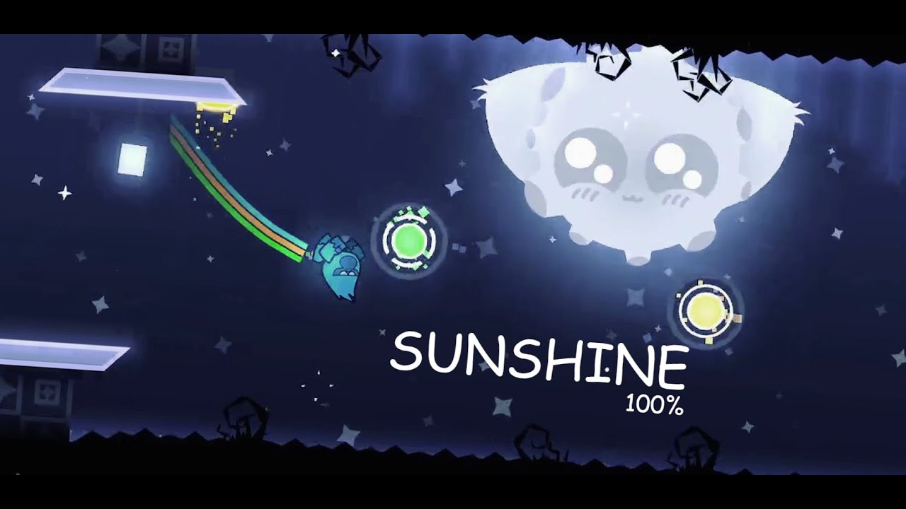 Sunshine 100% - Geometry Dash (Harder) - YouTube