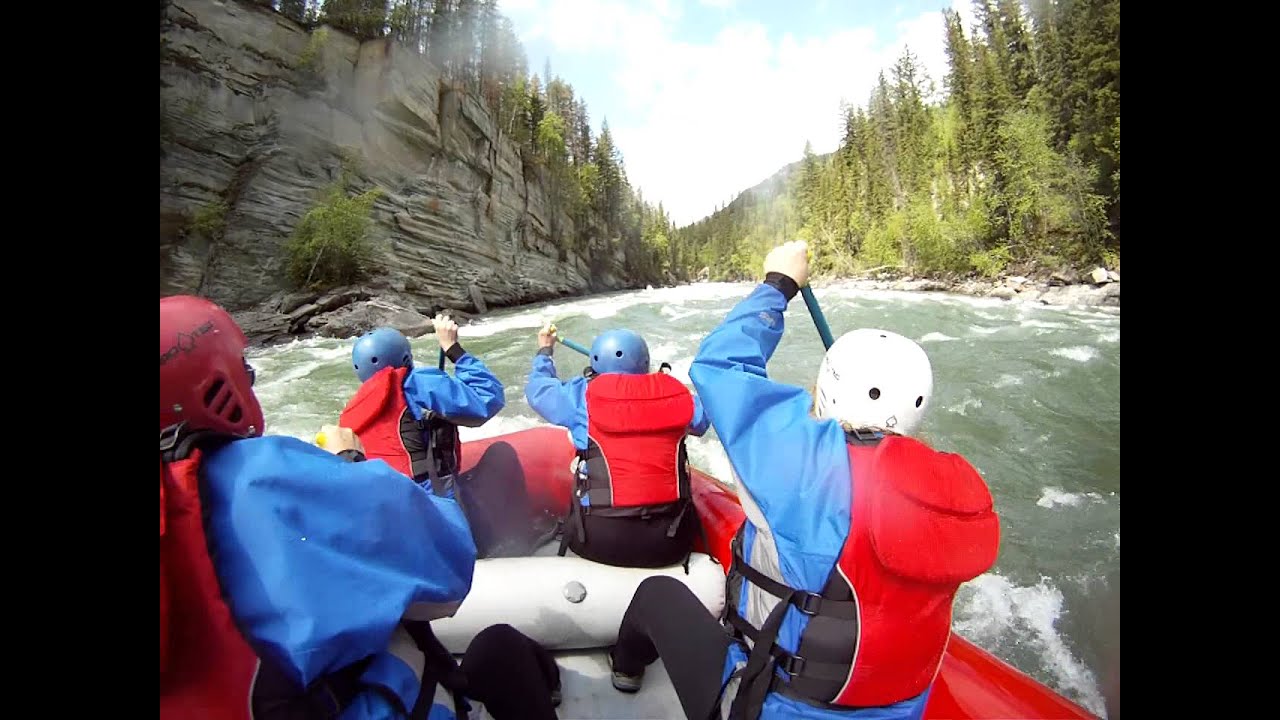 Fraser River with Maligne Rafting - raftjasper.com - June 7, 2011 - YouTube