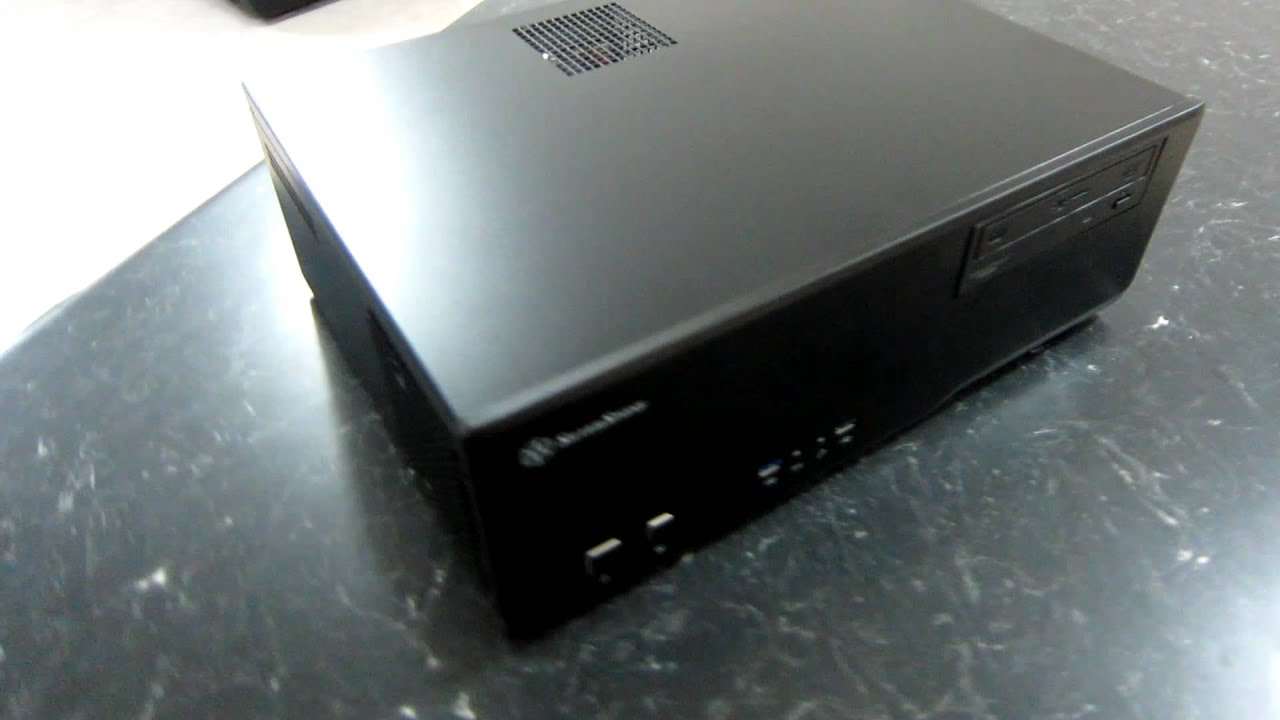 Silverstone GD05 Media PC XBMC Build Outside - YouTube