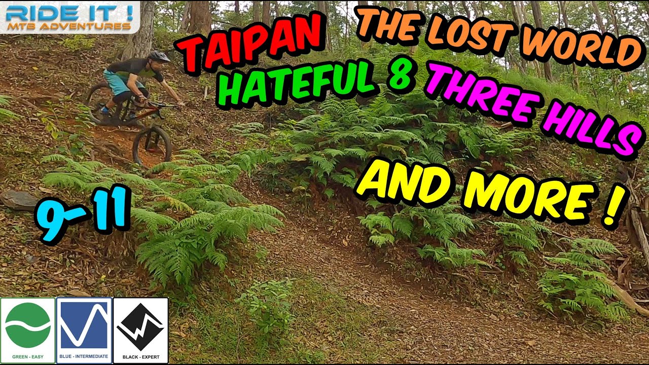 Nerang MTB Park Gold Coast - TRAIL GUIDE - Taipan, Three Hills, The ...