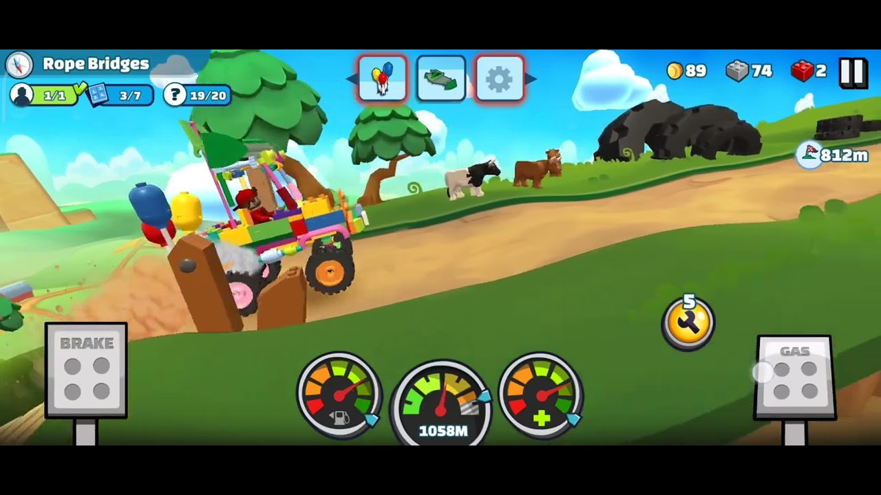 LHCA #99 Rope Bridges (all blueprints) 🌉 - Lego Hill Climb Adventures ...