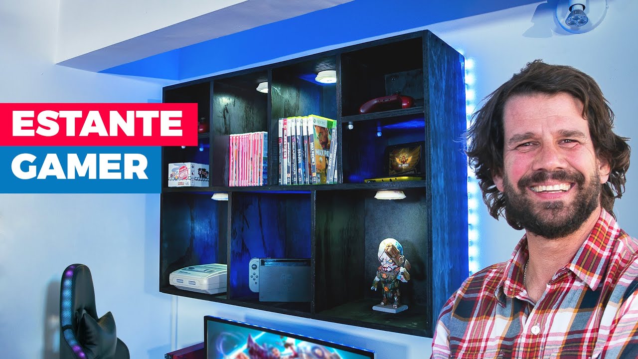 Cómo hacer una repisa gamer - YouTube
