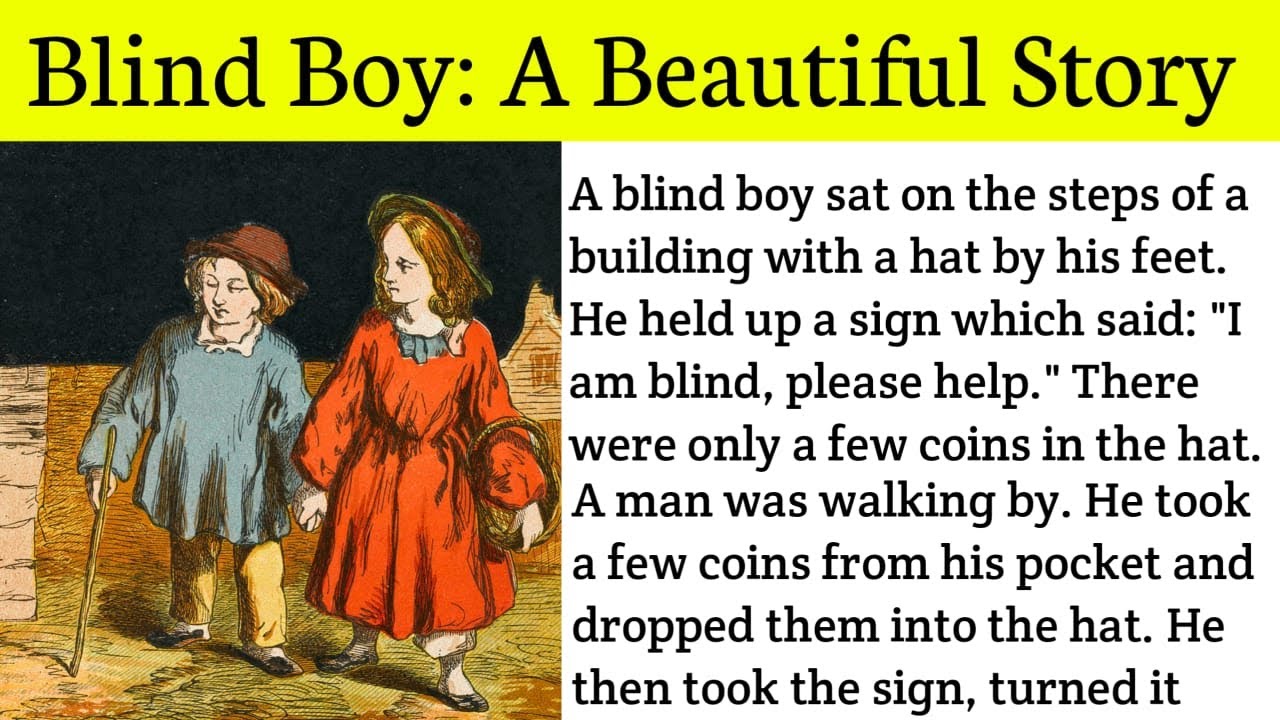 The Blind Boy.A Moral story in english. - YouTube