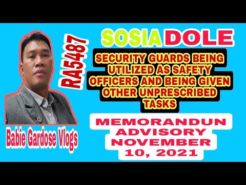 PNP SOSIA MEMORANDUM ADVISORY ( NOVEMBER 10, 2021) - YouTube