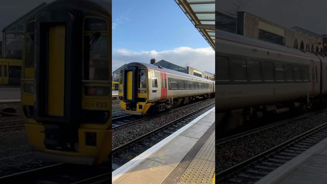 Class 158 leaving Chester #trainvideos #railway #trainspotting #train # ...
