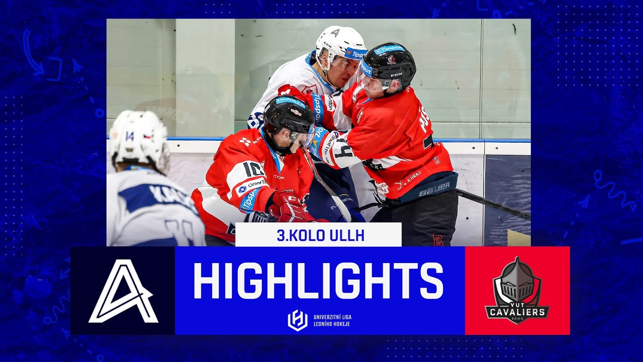 Akademici Plzeň vs VUT Cavaliers Brno 9:1 | 12. 10. 2022 | ULLH 3. kolo ...