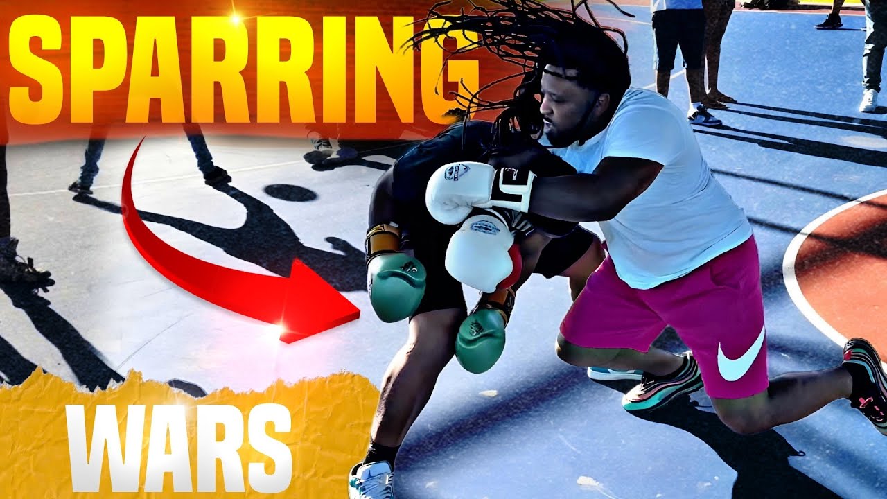 PUBLIC STREET BOXING TAKEOVER!! (INTENSE SPAR WARS) - YouTube