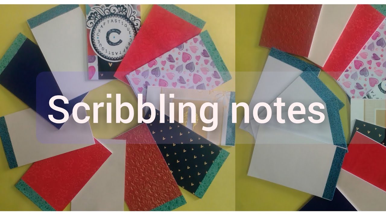 scribbling notes 📝 /mini note books/ note books /scribbling pads - YouTube
