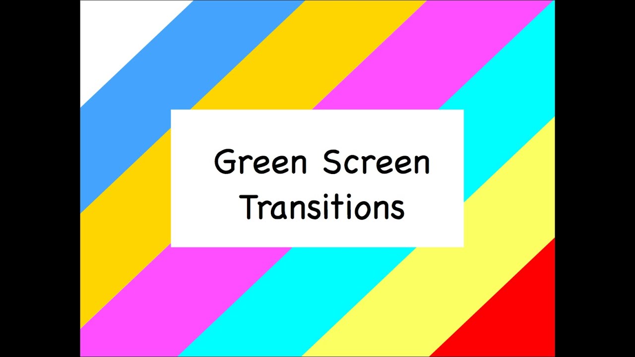 Green Screen Transitions #1 - YouTube
