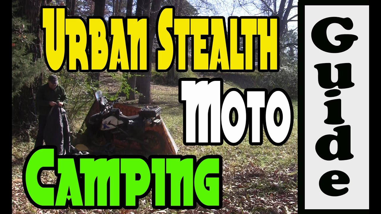 Urban Stealth Camping Motorcycle Guide | Motorcycle Camping Adventures ...
