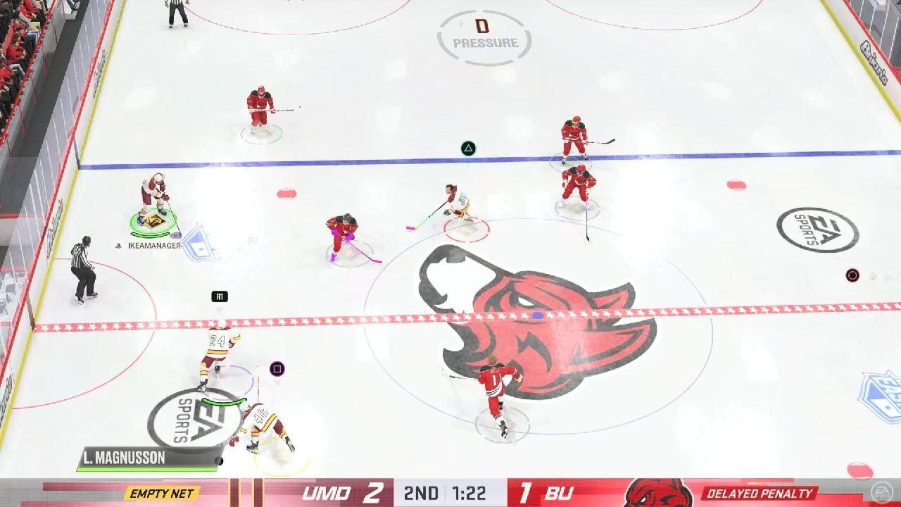 NHL 24-Goalie goal in LG December 3,2023 - YouTube