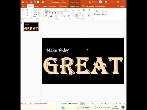 how to insert image in text in PowerPoint #shorts #powerpoint # ...
