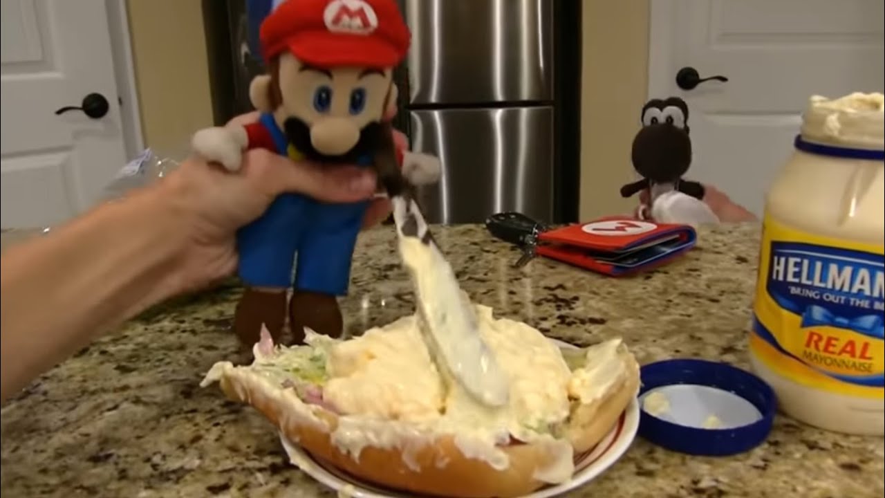 HOW MUCH MAYO ARE YOU ADDING MARIO ? - YouTube
