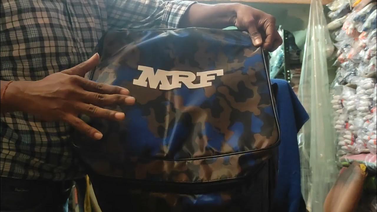 cricket bag mrf, duffle bag mrf - YouTube