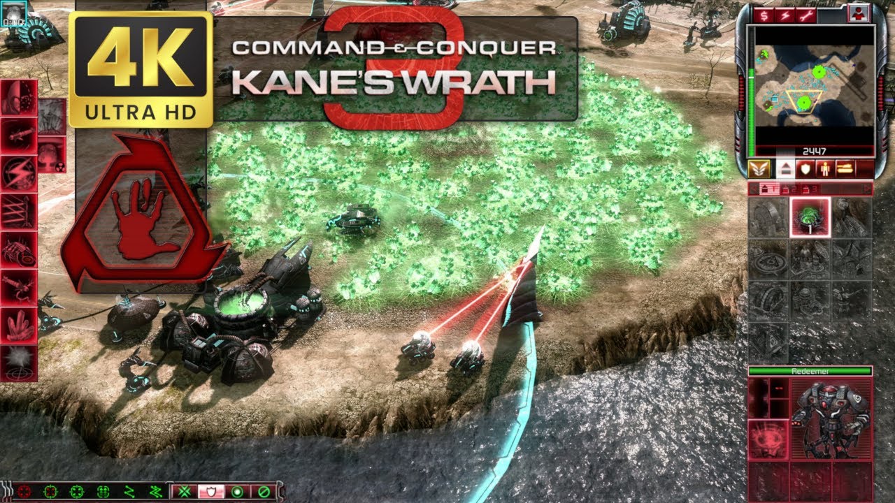 Black Hand vs Steel Talons in Coastline Chaos - C&C 3: Kane's Wrath 4k ...