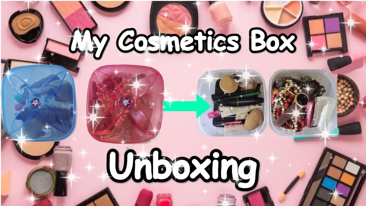 "My Cosmetics Box...Unboxing"..🥀#cosmetics #unboxing #trendingvideo ...